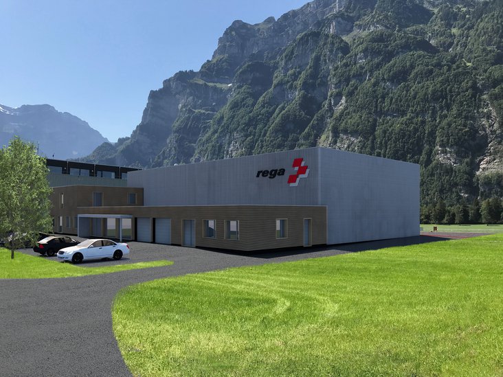 Spatenstich für die neue Rega-Basis in Mollis | Garde aérienne suisse ...